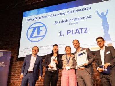 ZF erhält Preis für Qualifizierungsinitiative zur Elektromobilität